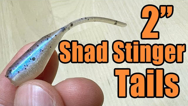 2" Shad Stinger Tails – Moondog Bait Co
