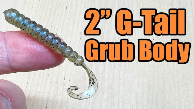 G-Tail Grub Body - 2" Mini Worm – Moondog Bait Co