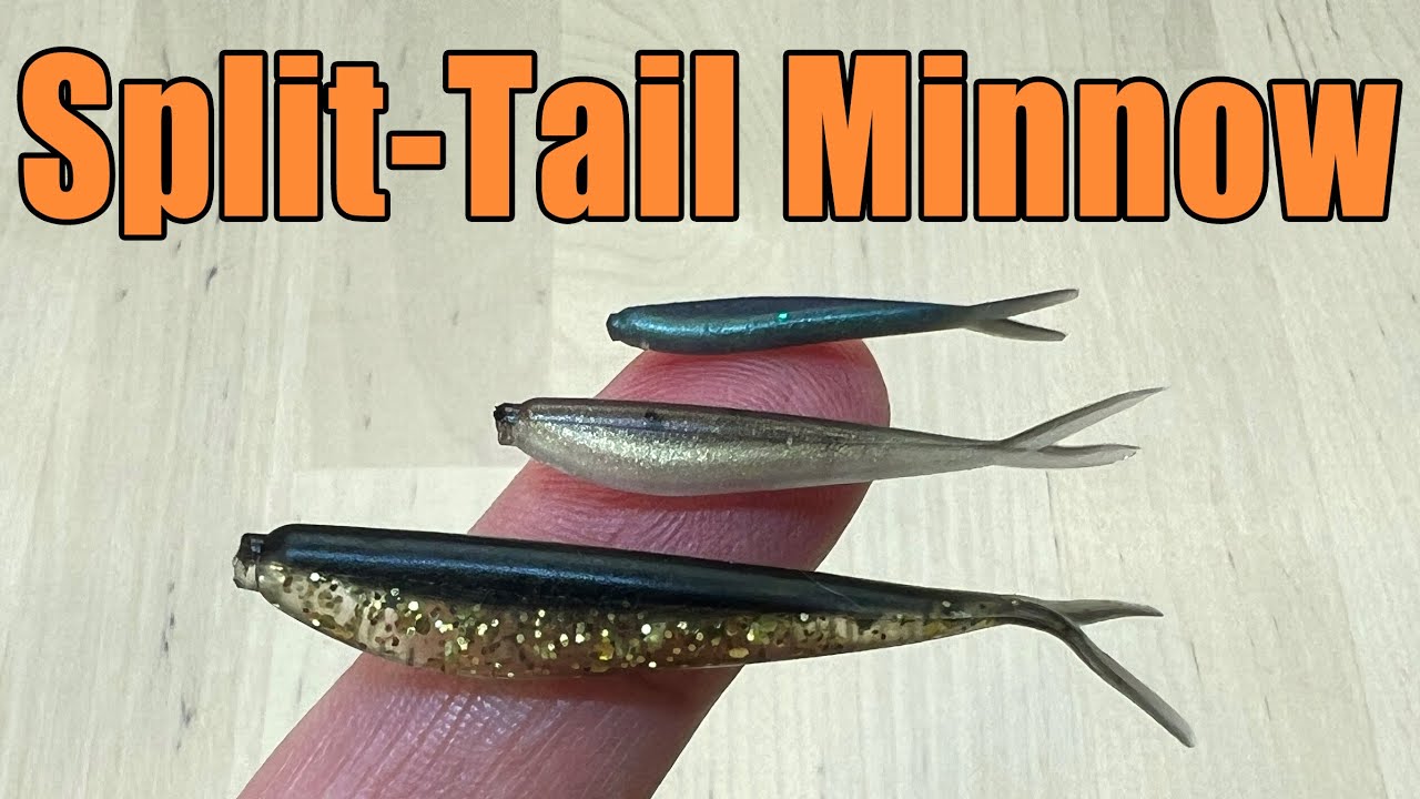 Split-Tail Minnow - Micro Soft Plastic for Crappie, Panfish & Bass ...