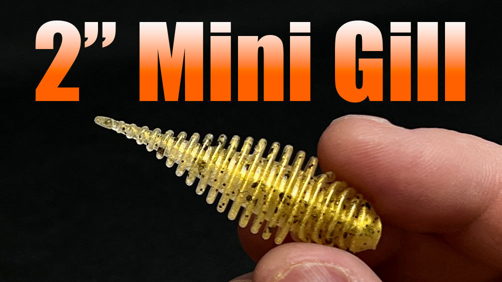 2" Mini Gill - A Great BFS and Ultralight Soft Plastic – Moondog Bait Co