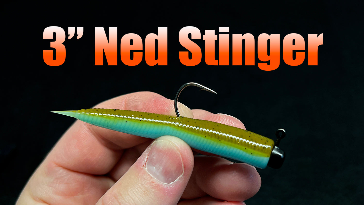 3" Ned Stinger - Smallmouth Bass and Largemouth Bass Ned Bait – Moondog ...