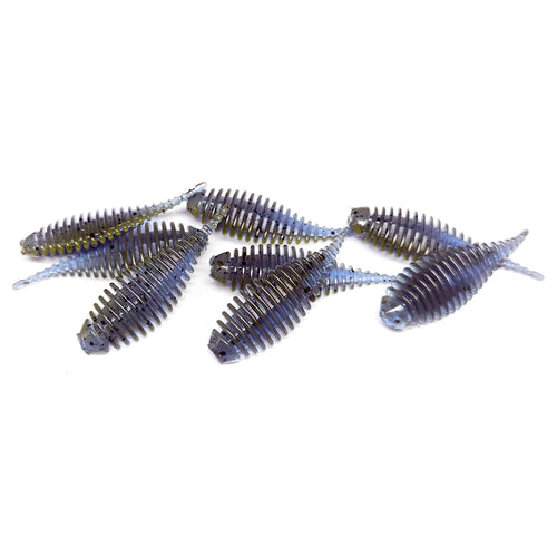 Micro Soft Plastic Fishing Baits - Micro Finesse Ultralight Lures Jigs ...