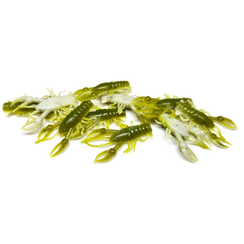 Micro Soft Plastic Fishing Baits - Micro Finesse Ultralight Lures Jigs ...
