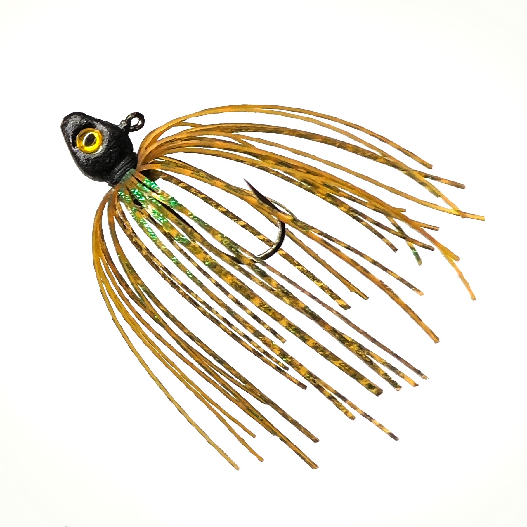 Pumpkin Gill - Micro Swim Jig – Moondog Bait Co