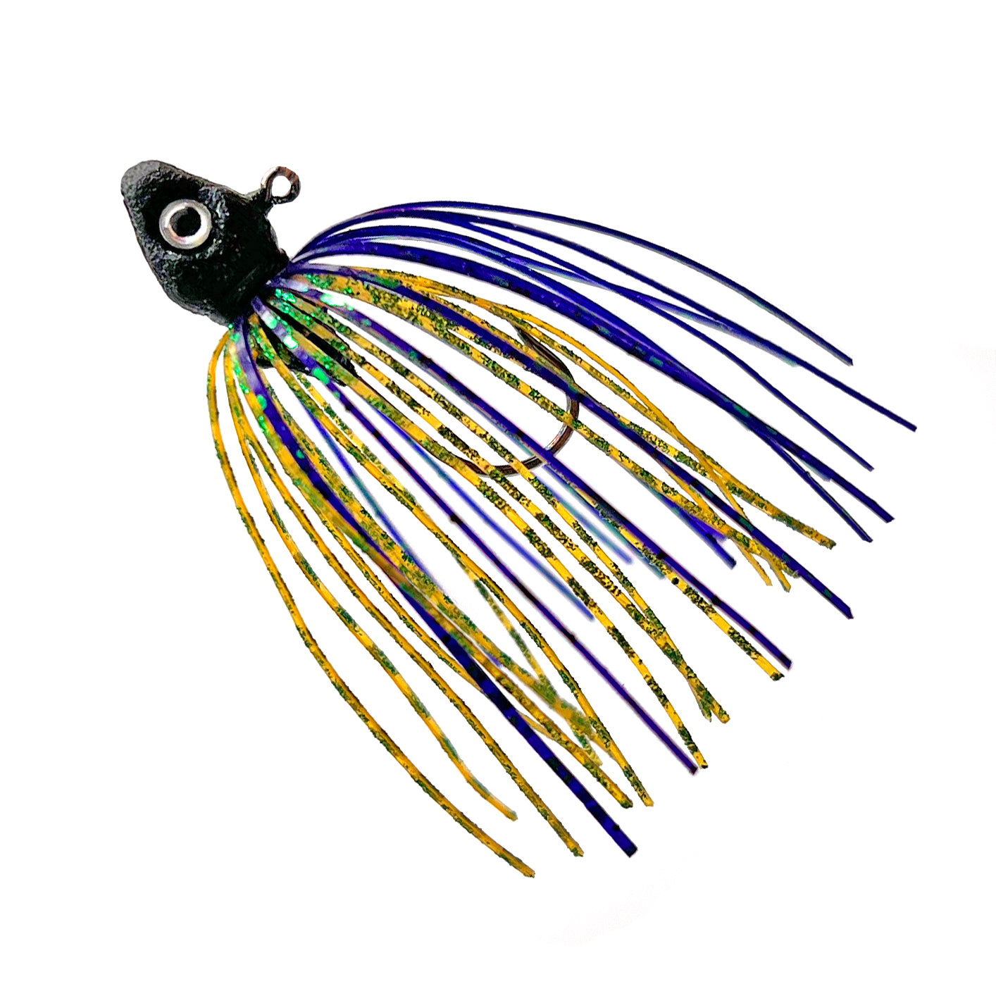 Pumpkin Junebug - Micro Swim Jig – Moondog Bait Co