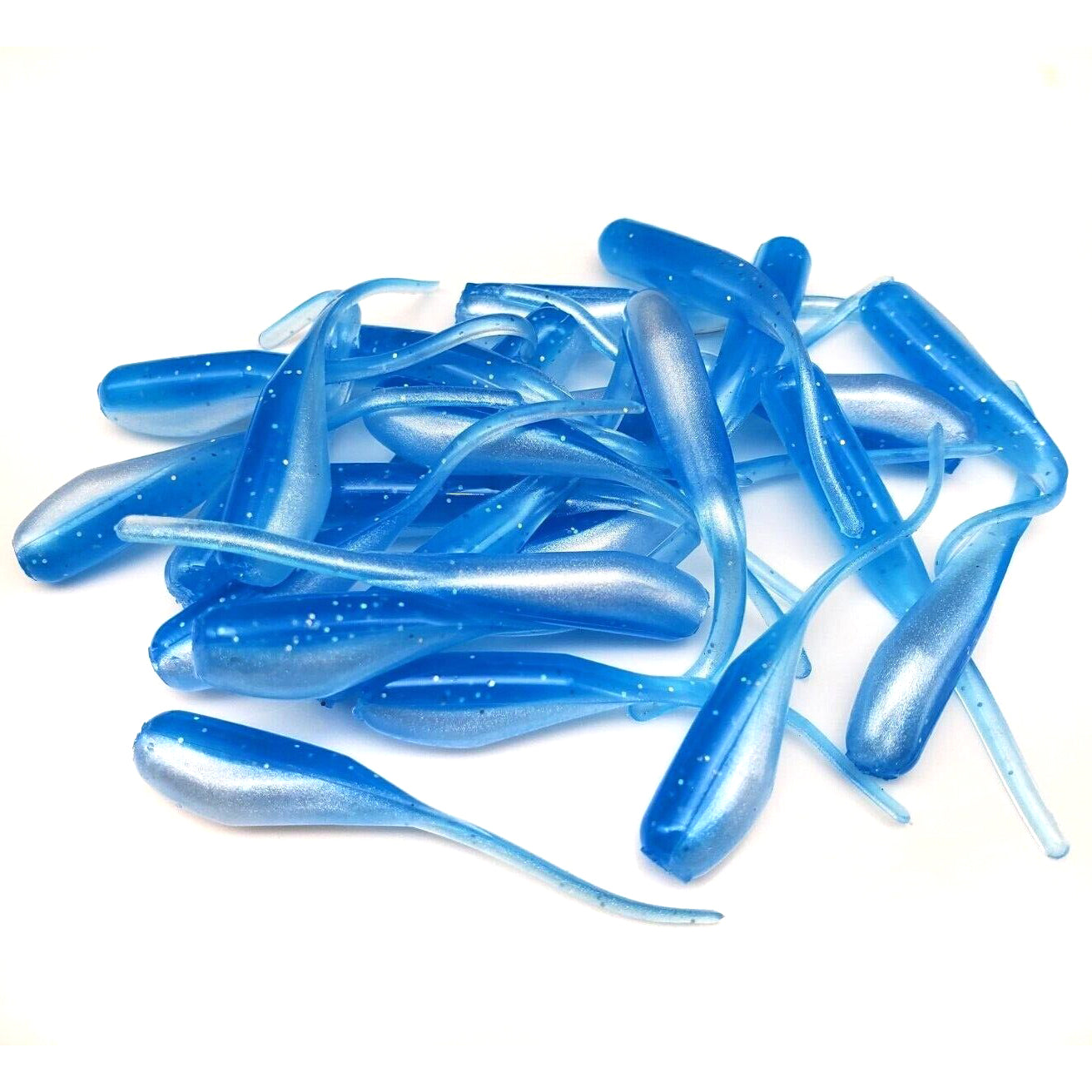 Blue Shad - Shad Stinger Tails – Moondog Bait Co